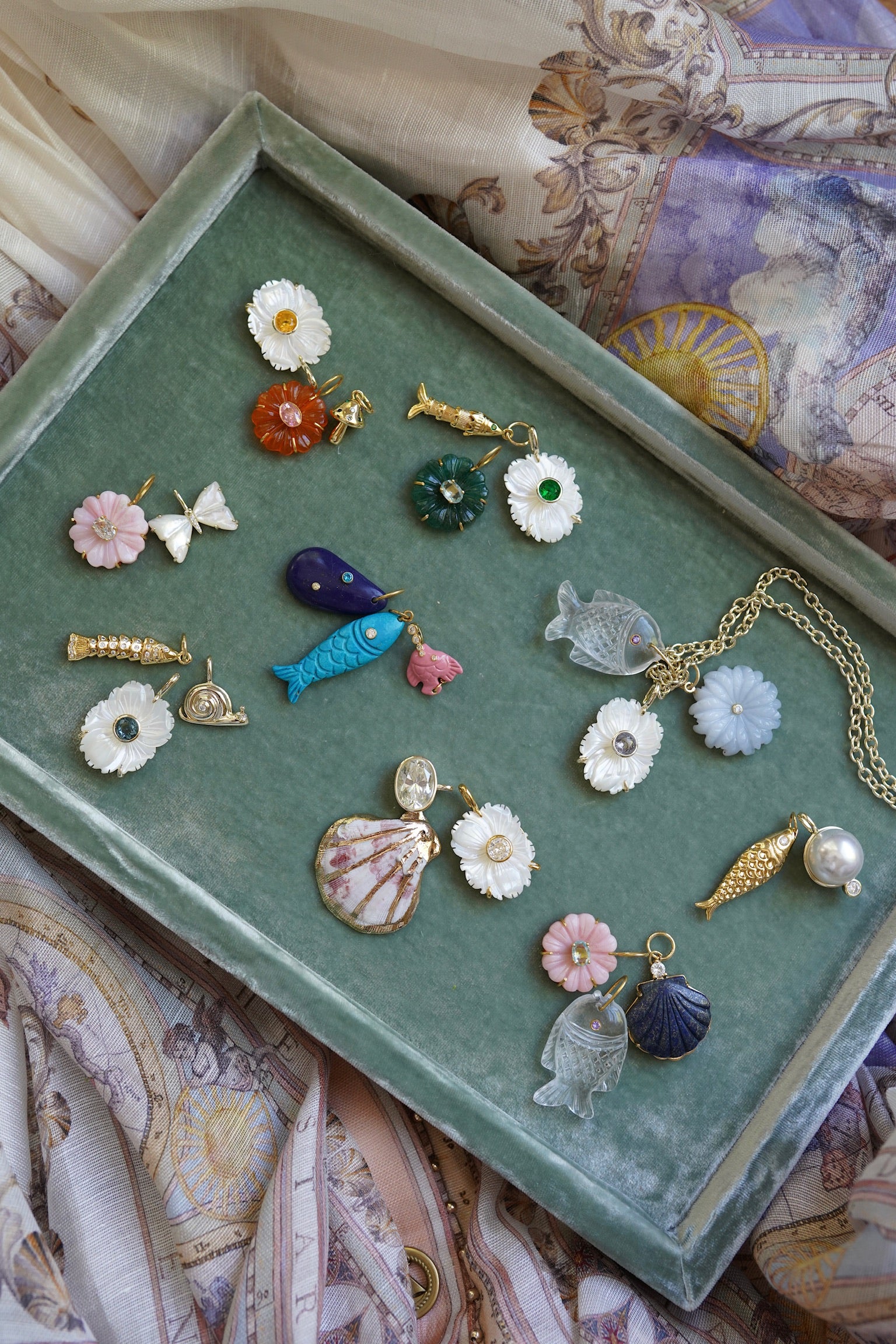 Lapis Shell Charm – Nicola Bathie