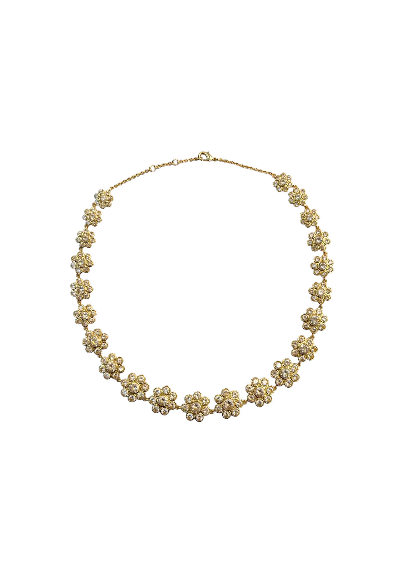 Bezel Flower Necklace – Nicola Bathie