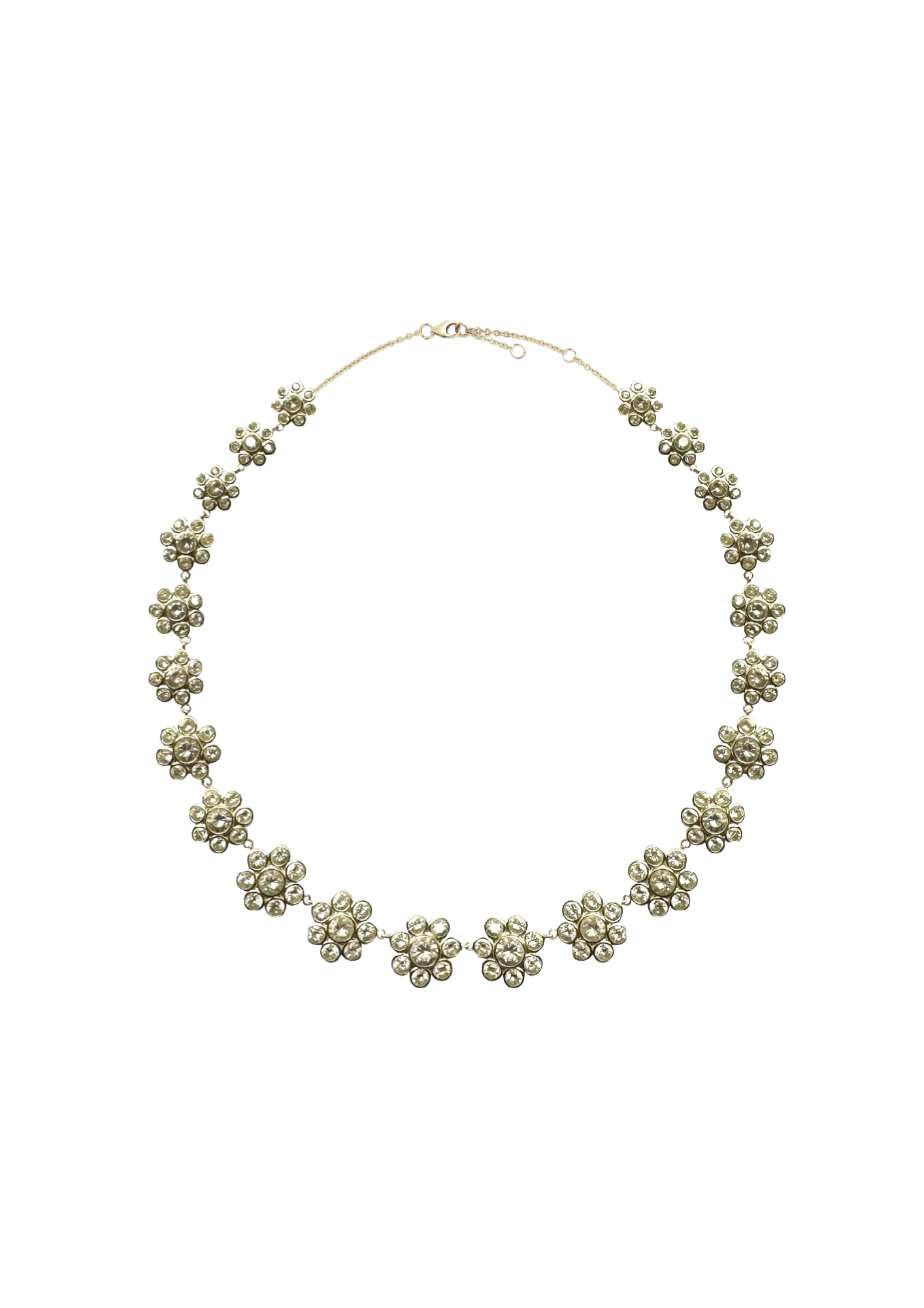 Bezel Flower Necklace – Nicola Bathie